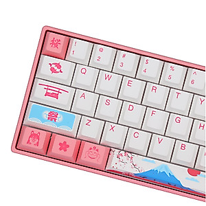 EPOMAKER AKKO 3061S World Tour R2 60% Wired Hotswap Mechanical Gaming Keyboard with RGB Backlight, Dye Sublimation PBT Keycaps, NKRO Programmable for Gamers/Mac/Win (Gateron Yellow Switch, 61 Keys)