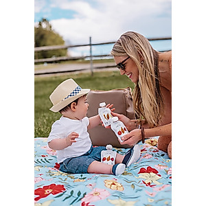 White Leaf Provisions Biodynamic Organic Baby Food Peach + Oat (6 (90g) Pouches)