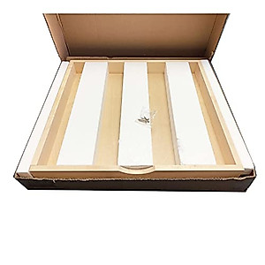 Couver CabinetRTA Soft Close Fully Assembled Slide Out Cabinet Shelf Pull-Out Wood Drawer Organizer 16.5"(W) x 21.25"(D) X 4"(H), Soft-Close Rail with Spacer(4 steps to install)