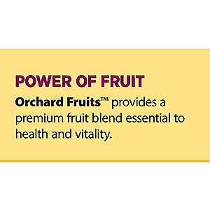 Nature's Way Orchard Fruits Powder Blend, 12 Fruit Blend, 900mg Per Serving, 60 Capsules