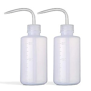 Watering Bottle Garden Tools Watering Can with Narrow Mouth Plant Flower Succulent Plastic Squeeze Bottle (250ml+250ml)