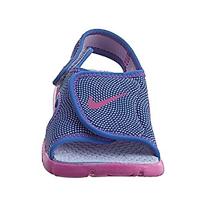 Nike Sunray Adjust 4 Boys (GS/PS) Shoes Hydrangeas/Comet Blue/Pink 386520-504 (4 M US)