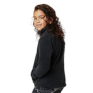 Columbia Baby Girls Benton Springs Fleece Jacket, Black, Medium