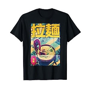 Ramen Cyberpunks Vaporwave Japanese Anime & Manga Art T-Shirt