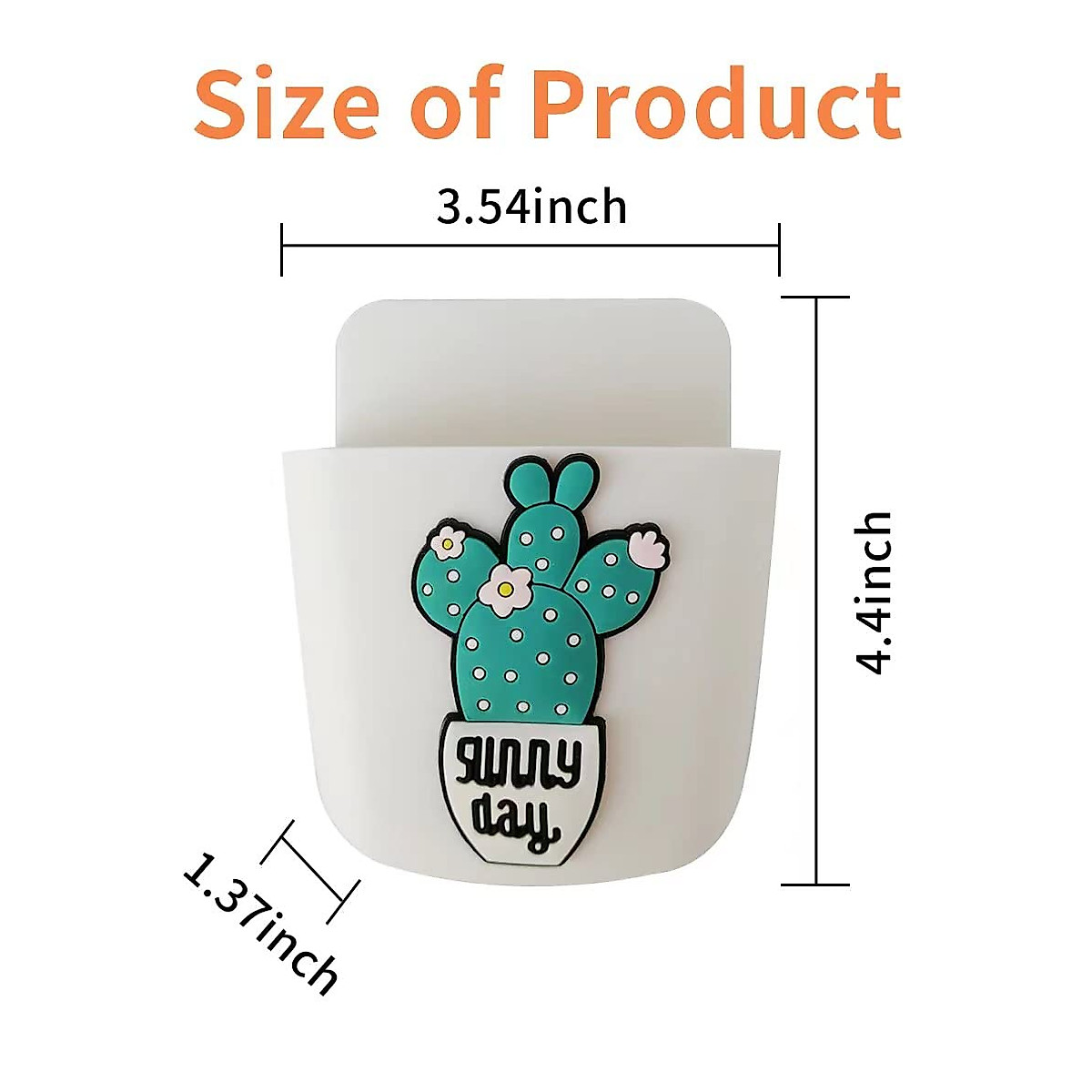 Sexyppl 1 Pack Cactus Box Charms Accessories Compatible with BoggBags Cartoon Cactus Box Insert Decorative Charms for Totes Beach Totes Keep Phone Keys (Green and White)