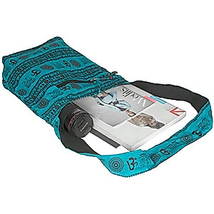 Blue Patchwork Handmade Crossbody Large Hobo Shoulder Bag Hippie Boho Fashion Everyday Unique