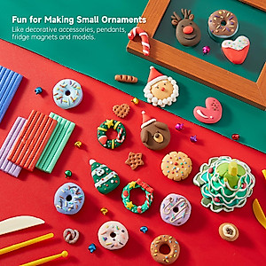 Polymer Clay, Shuttle Art 57 Colors Oven Bake Modeling Clay, Creative Clay Kit with 19 Clay Tools and 10 Kinds of Accessories, Non-Toxic, Non-Sticky, Ideal DIY Art Craft Clay Gift for Kids Adults…