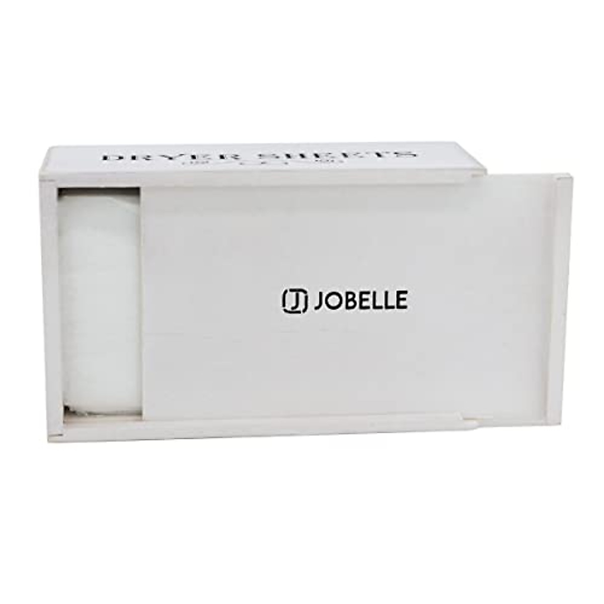 Jobelle Dryer Sheet Holder Magnetic Rustic Farmhouse Dryer Sheet Dispenser for Laundry Room Organization Storage and Decor Wooden Dryer Sheet Holder Container Box for Fabric Softener Sheets With Two Wool Dryer Balls