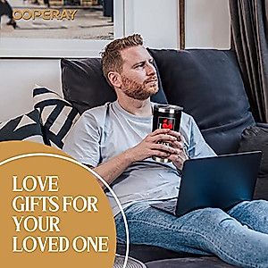 Gifts for Him, I LOVE YOU Tumbler 20oz, Anniversary Valentines Day Birthday Gifts for Husband from Wife, Insulated Travel Tumbler for Men, Boyfriend
