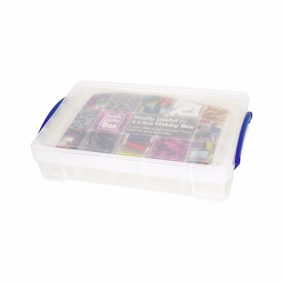 Really Useful Box 4CDIV2HOB File 2000 RU4-2X15 CS TP - Separating Tray, Transparent, 1 Unit