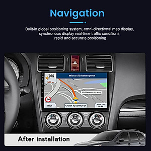 Car Radio Stereo for Subaru Forester WRX STI Impreza 2016-2018, Biorunn Android 11 9 inch Octa Core Car GPS Navi Wireless Carplay Auto Head Unit IPS Touchscreen BT FM AM RDS DSP, 2GB 32GB