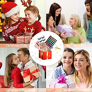 Makeup Practice Face Board, Resusable 3D Makeup Mannequin Face, Eyes Makeup Practice Face with Makeup Kit for Makeup Student and Beginner to Practice Eyeshadow Eyeliner Eyebrow Makeup & Lash Extension