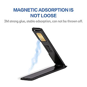 2 PCS Foldable Cell Phone Kickstand for Desk,360°Rotation Adjustable Cellphone Ring Holder Finger Kickstand Compatible with Most Smartphones Tablets(Gun Black)