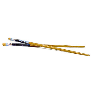 JUST FUNKY Jujutsu Kaisen Chopsticks Set of 2 - Yuji Itadori and Satoru Gojo Chopsticks - Jujutsu Kaisen Merch Includes 2 Sets of Bamboo Chopsticks - 8.85 Inches Long Anime Chopsticks