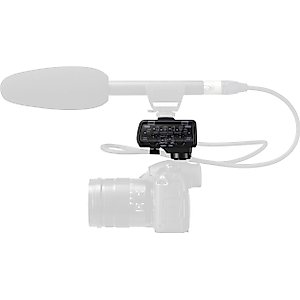 Panasonic Professional XLR Audio Video Microphone Adaptor with 2 XLR Terminals – Accessory Compatible with LUMIX GH5, GH5S, S1 and S1R Mirrorless Digital Cameras - DMW-XLR1, Black