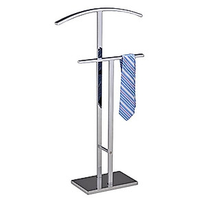 Kings Brand Furniture - Dossi Chrome Finish Metal Suit Rack Valet Stand