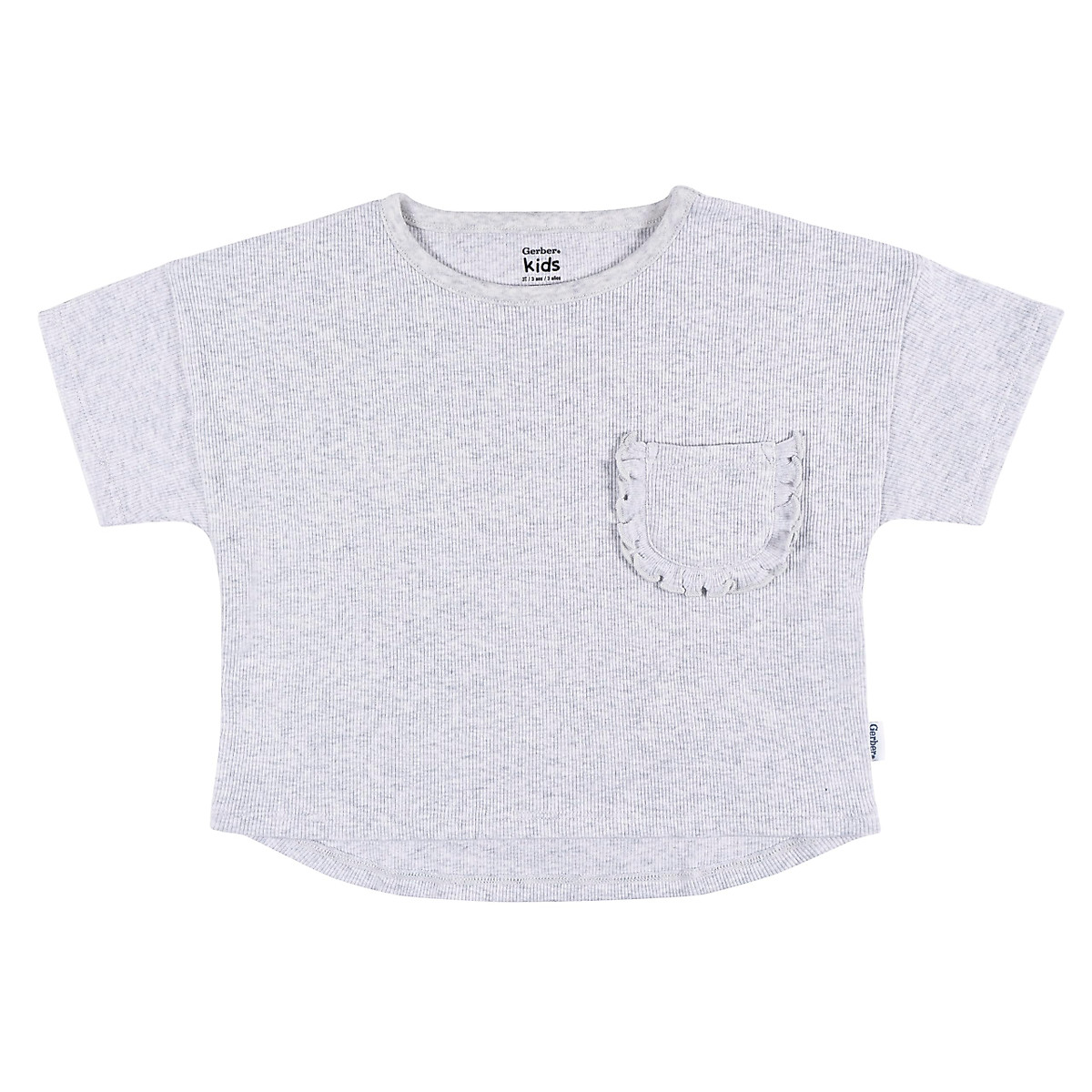 Gerber Baby Girls' Toddler 3-Pack Short Sleeve Tees, Yellow Lemons, 18 Months