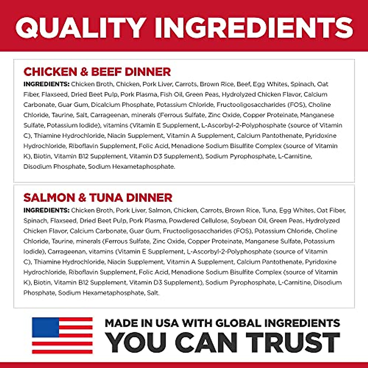 Hill's Science Diet Adult Sensitive Stomach & Skin Wet Cat Food Pouch Variety Pack, Chicken & Beef, Tuna & Salmon 2.8 oz, 12 Pack