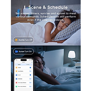 meross Smart Light Bulb, Smart WiFi LED Bulbs Compatible with Apple HomeKit, Siri, Alexa, SmartThings, Dimmable E26 Multicolor 2700K-6500K RGBWW, 900 Lumens 60W Equivalent 2 Pack
