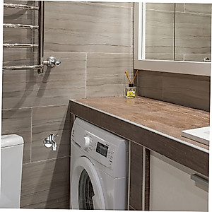 6pcs Washing Machine Adapter Stainless-Steel Basin Connector Metal Faucet Adapter Toilet Sink Faucet Adapters Metal Faucet Connector Tap Adapter Faucet Adapter Accessory