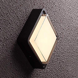 JIAHE115 Simple Modern Outdoor Wall Lamp Square Outdoor Door Light Garden Landscape Exterior Wall Led Waterproof Home Ceiling Lamp