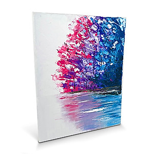 ArtSkills Stretched Canvases for Painting, 11x14 Canvas Painting Supplies for Artists, Blank Canvas Pack, 2-Pack