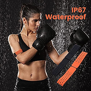 Heart Rate Monitor Replacement Armband: 22mm Soft Strap Adjustable Arm Wristband - Waterproof HRM Armband Strap Compatible with LIVLOV Coospo MOOFIT Polar Wahoo PowrLabs Optical Heart Rate Monitor