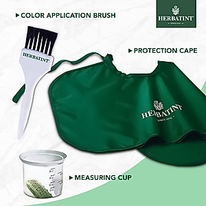 Herbatint Hair Color Application Kit - Includes Brush, Cape & Measuring Cup - Reusable, Eco-friendly Dye Application - 1 Pack