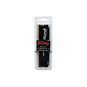 Kingston Technology Kingston Fury Beast 16GB 5600MHz DDR5 CL40 DIMM Single Module Desktop Memory KF556C40BB-16 Black