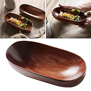 GEEKLLS Breakfast Tray Wooden Dried Fruit Dish Solid Wood Tableware Food Serving Tray Pcs Long Handle Wooden Mixing Spoon