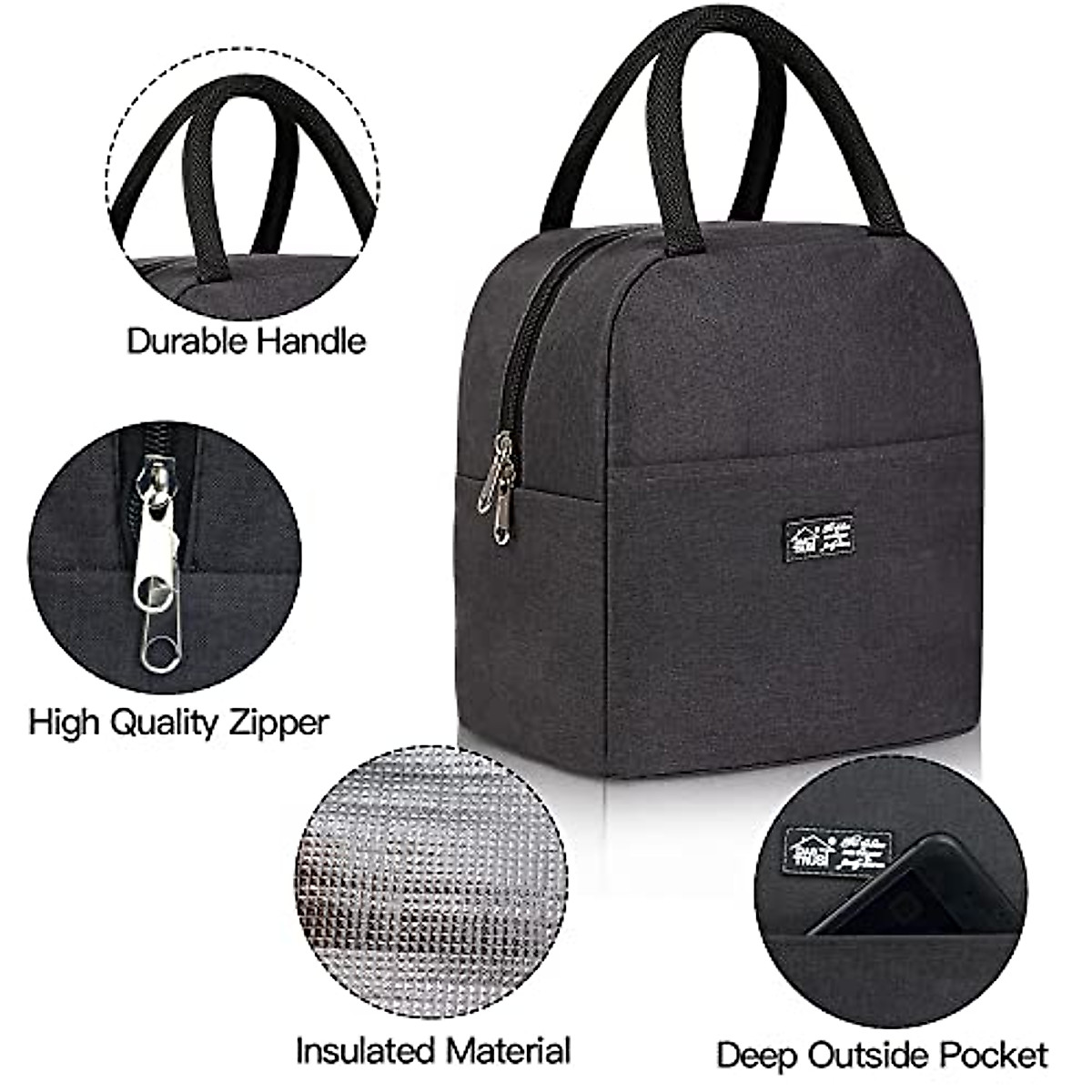 DAS TRUST 3 Pack Bento Box Glass Meal Prep Containers with 3 Compartments and Lids - Glass Food Storage Lunch Box