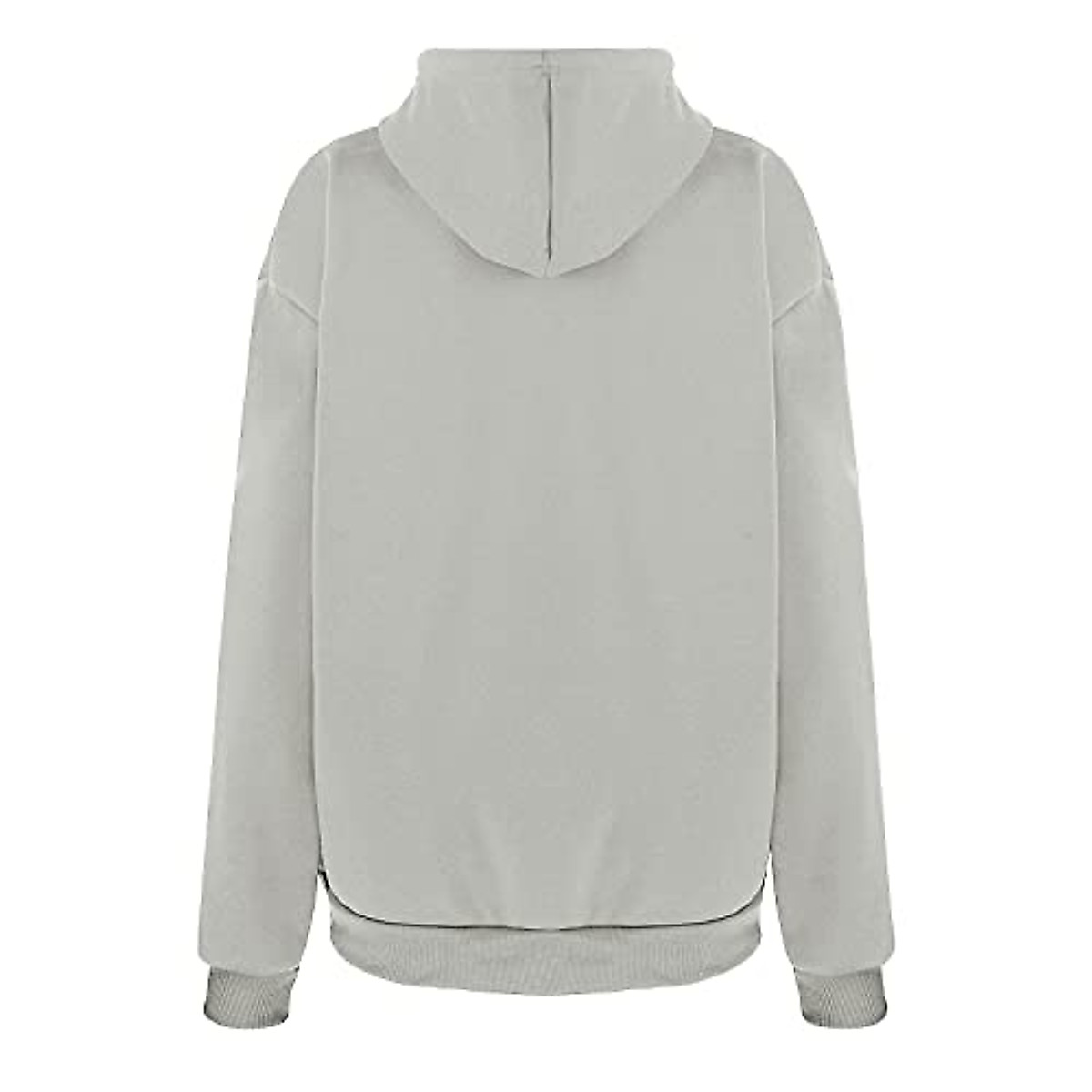 Women's Casual Hoodies Jumper Tops Sunflower Graphic Printed Sweatshirt Hooded Pullover with Pockets Gray