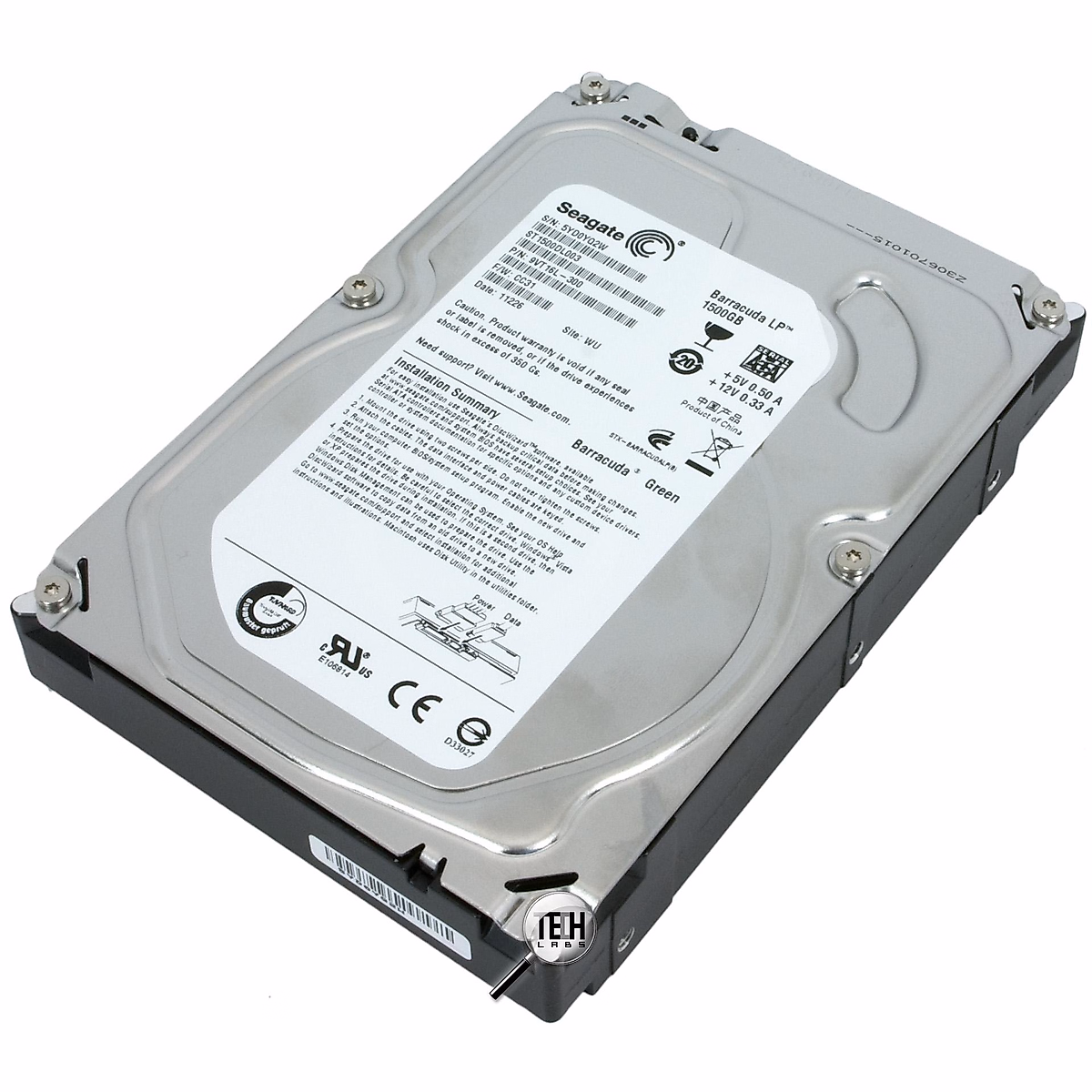 Seagate Barracuda Green ST1500DL003 - Festplatte - 1.5 TB