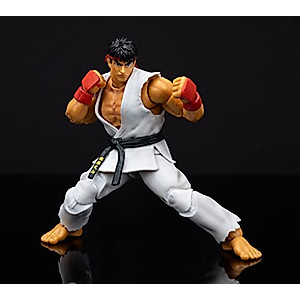 Jada Toys Street Fighter II 6" Ryu Action Figure, Toys for Kids and Adults