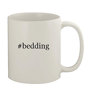 Knick Knack Gifts #bedding - 11oz Ceramic White Coffee Mug, White