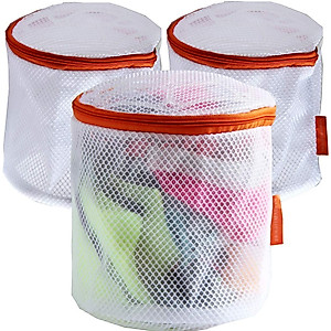 Delicate Set of Larger 3 Laundry Bra Washing Bags, Premium Quality: Lingerie Bags for Laundry,Bra, Hosiery, Stocking, Underwear & Lingerie and for More Washing Bag Set