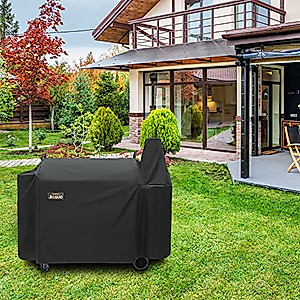 JIESUO Grill Cover for Pit Boss Rancher XL, Austin XL,1000S/1100 Pro Wood Pellet Grill, Heavy Duty Waterproof Pit Boss 1000/1100 Series Smoker Grill Cover