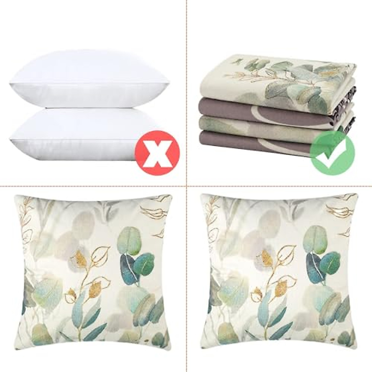 Waxonle AI-Crafted City Moon Throw Pillow Covers 70x70cm Set of 4 for Living Room Bed and Couch Soft Decorative Cushion Cases for Modern Room and Holiday Celebrations - Bedding Home Decor Clearance