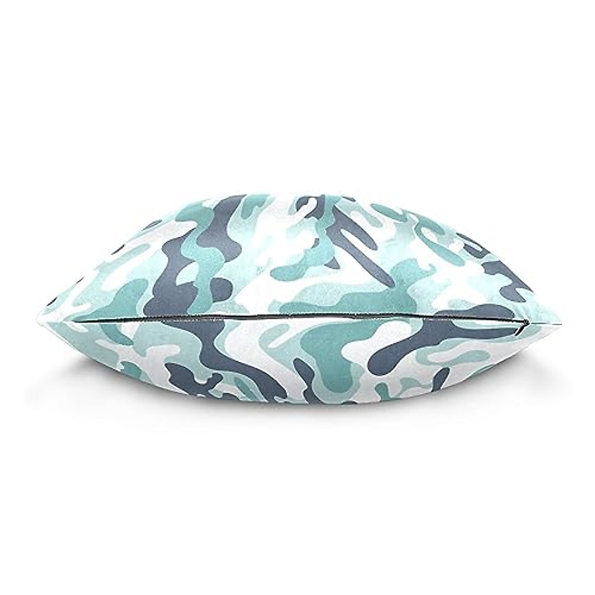 ZOEO Camo Camouflage Square Throw Pillow Covers Couch Decorative Pillow Cases Outdoor Sofa Cushion Cover Modern Decor for Bed Living Room 18" x 18"