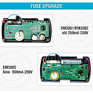 ALLOSUN Digital Multimeter Pocket Size DC AC Voltage Current Tester NCV Ohm Capacitance Frequency Diode and Continuity Test Auto Range (EM3085A (Upgraded))