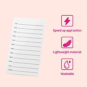 2 Pcs Lash Holder for Eyelash Extensions Acrylic Disposable Lash Hand Pallet Lash Tile for Extensions By FADLASH