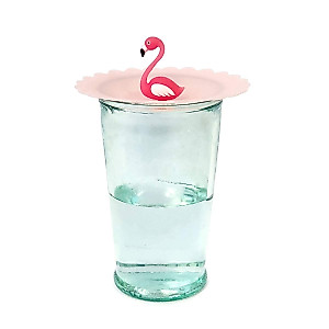 Wrapables® Cute Animal Silicon Cup Lids, Anti-Dust Airtight Mug Covers for Hot and Cold Beverages (Set of 6)