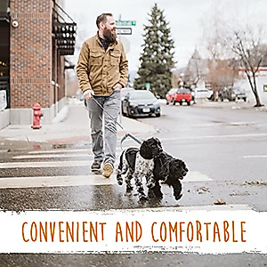 Mighty Paw Double Dog Leash | Dual Dog Leash, Two Dog Leash, Multiple Dog Leash for 2 Dogs, Double Leash for Dogs, Leash Splitter for Large and Small Dogs, 2 Dog Leash, Double Clip Dog Leash Coupler