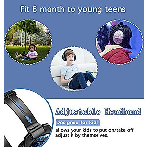 ZOHAN Kids Ear Protection 2 Pack, Hearing Protection Safety Ear Muffs for Children Have Sensory Issues, Adjustable Noise Reduction Earmuffs for Concerts, Fireworks(Nebula&Rap)