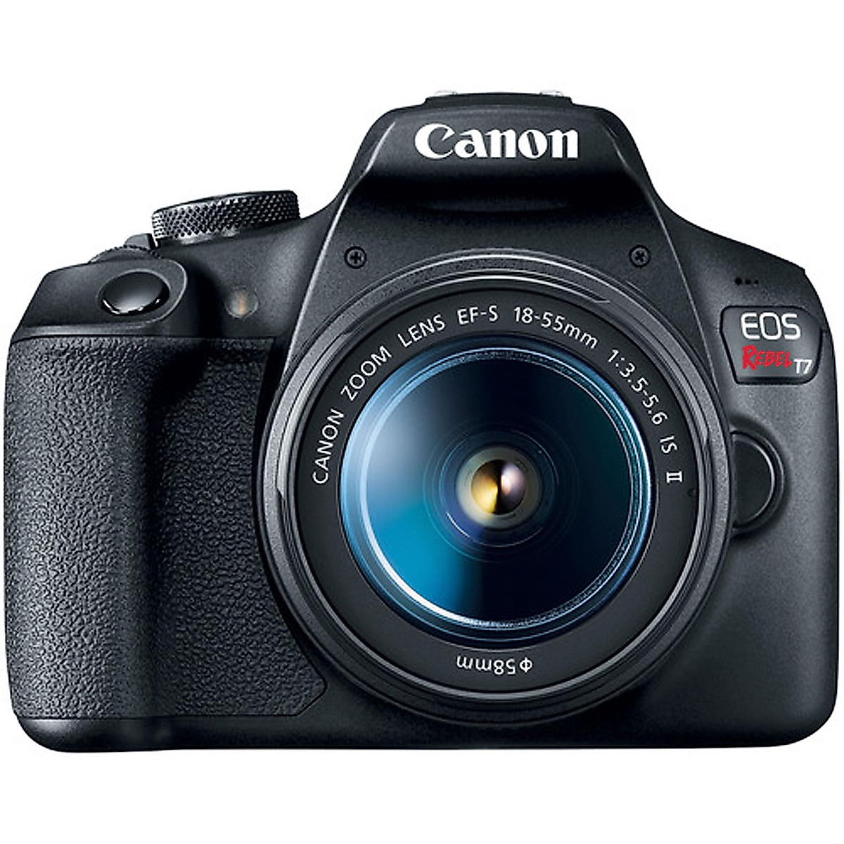 Canon EOS Rebel T7 DSLR Camera with Canon EF-S 18-55mm f/3.5-5.6 is II Lens + 64GB Memory Card + Case, Card Reader & More (Renewed)