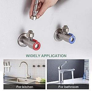 Chrome Kitchen Faucet, Faucet for Kitchen Sink with Pull Down Sprayer WEWE Kitchen Faucet with Deck Plate Stainless Steel Single Handle Spring for Farmhouse with Female 1/2 Adapters