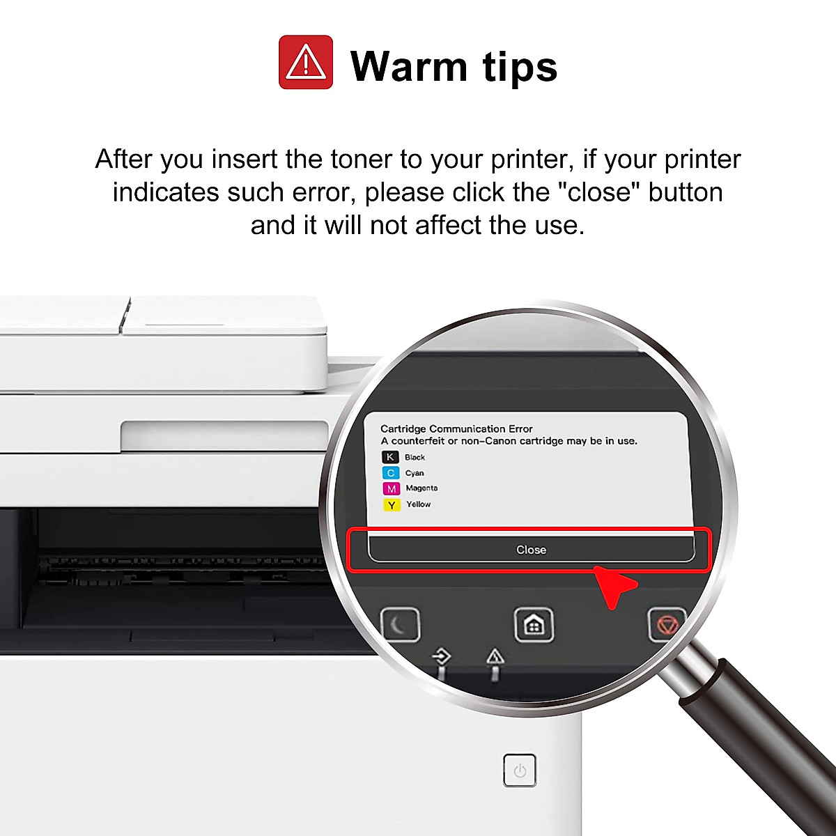 046 Toner MF733Cdw Toner Compatible Toner Cartridge Replacement for Canon 046 Toner Cartridge 046H CRG-046 for Color ImageCLASS MF733Cdw MF731Cdw MF735Cdw LBP654Cdw Printer (Black Cyan Magenta Yellow)