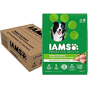 IAMS Proactive Health Adult Minichunks Dry Dog Food with Real Chicken, 15 lb. Bag