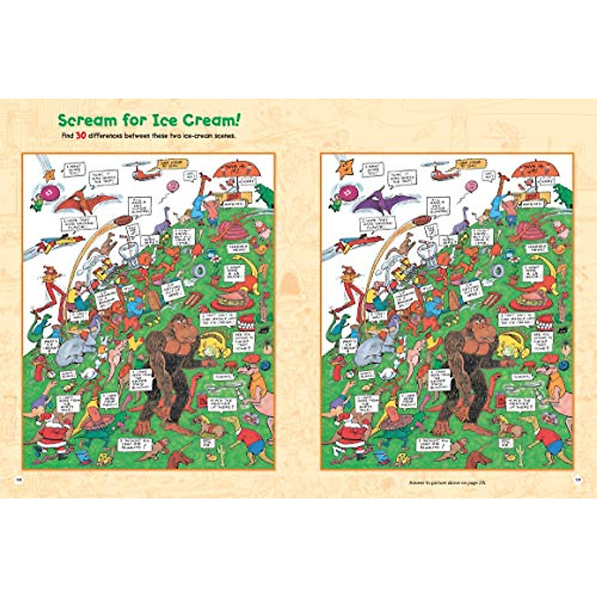 The Big Book of Spot the Difference-Packed with Comical Characters and Playful Illustrations, a Fun Way to Sharpen Observation and Concentration Skills in Kids of all Ages (Big Books)