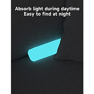 Protective Case for Roku Express HD/Express+,Roku 2 (4210R),Roku LT,Premiere,RC83,Streaming Stick RC41,3800RT,TCL TV R655 Remote Case Light Weight Shock Proof Silicone Remote Cover(Glow in Dark Blue)